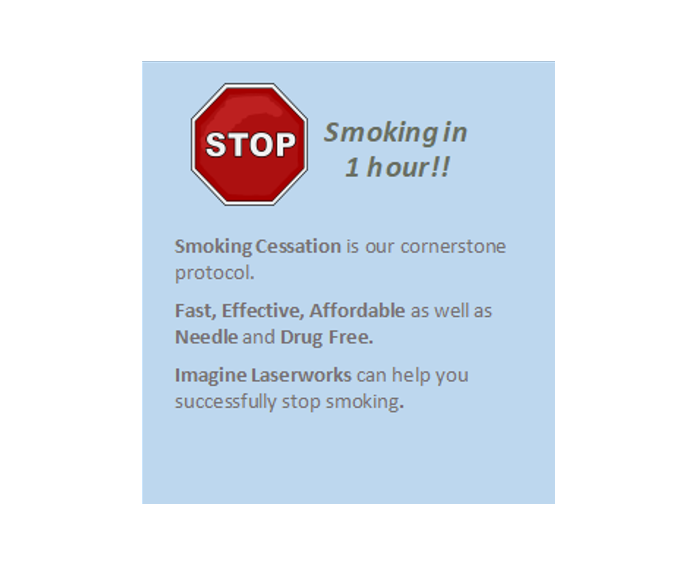 Quit Smoking Imagine Laserworks – Laser and E-Stim Therapy